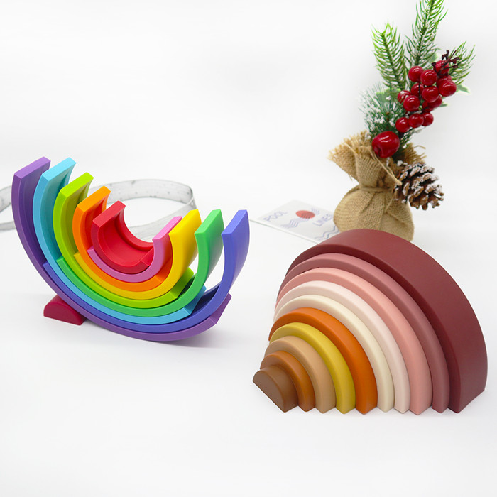 Wholesale Silicone Rainbow Stacker - Huizhou Melikey Silicone Product ...